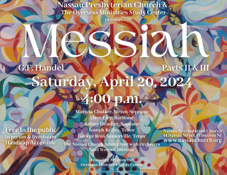 Handel’s Messiah with Artwork from OMSC – Nassau Presbyterian Church