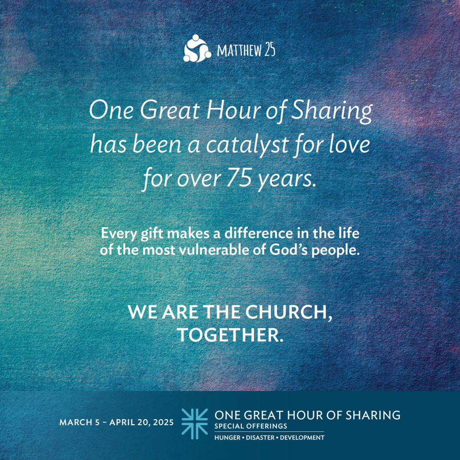 #MissionMonday – One Great Hour of Sharing, April 13, 2025 – Nassau ...